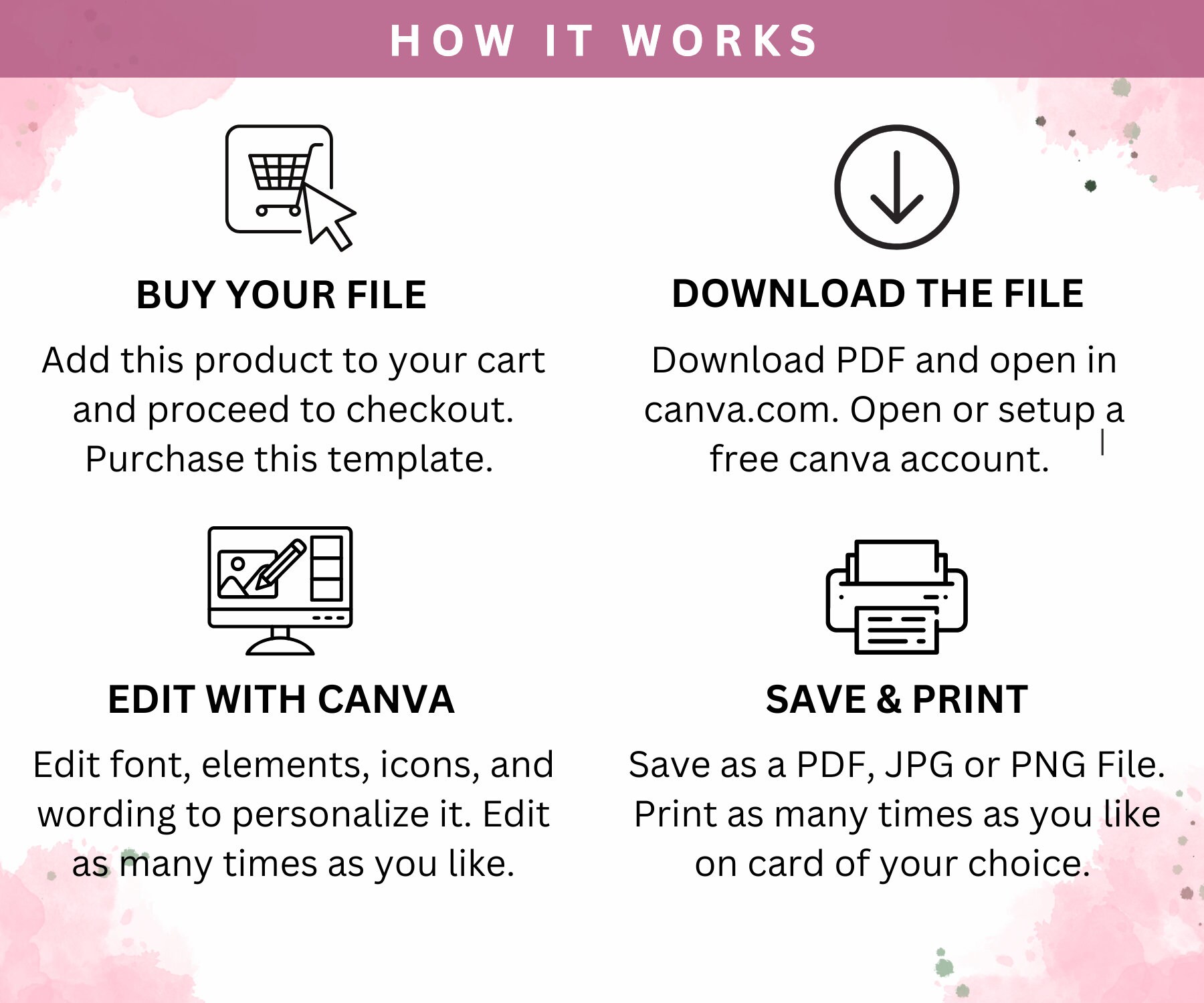 Editable Cupcake Order Form Template, Bakery Order Form, Bakery ...