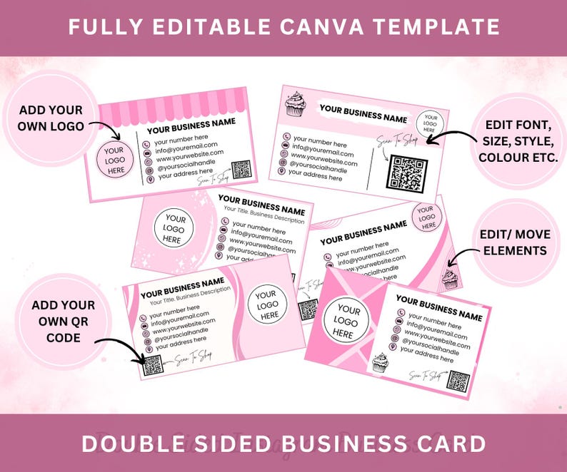 Business Card Templates | Business Card | Bakery Business | Editable ...