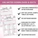 Editable Cupcake Order Form Template | Bakery Business (instant ...