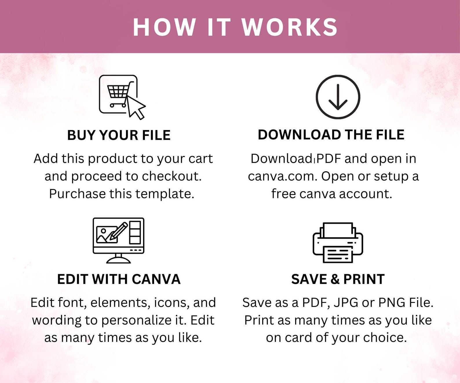 Editable Cake Pop Order Form | Cake Pop Template | Canva Template ...