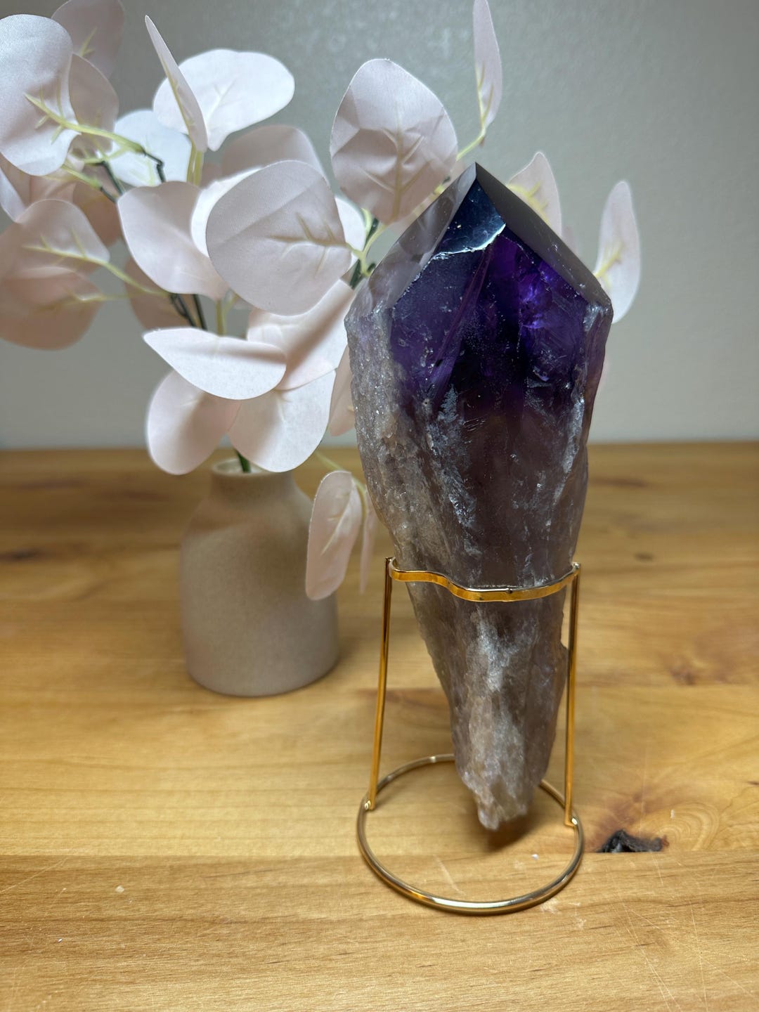 Natural Large Amethyst Wand (dragon Tooth)-crystal Healing Point ...