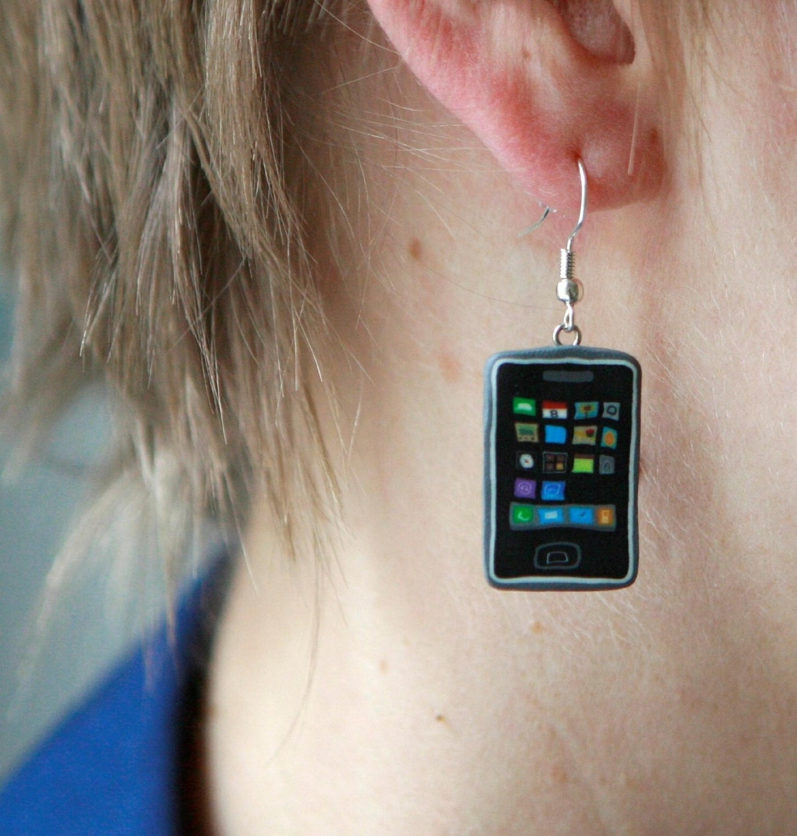 IPhone Dangly Earrings - Etsy