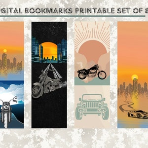 Digital Bookmarks, Book Lover Gift for Guys, Bookmarks for Men ...