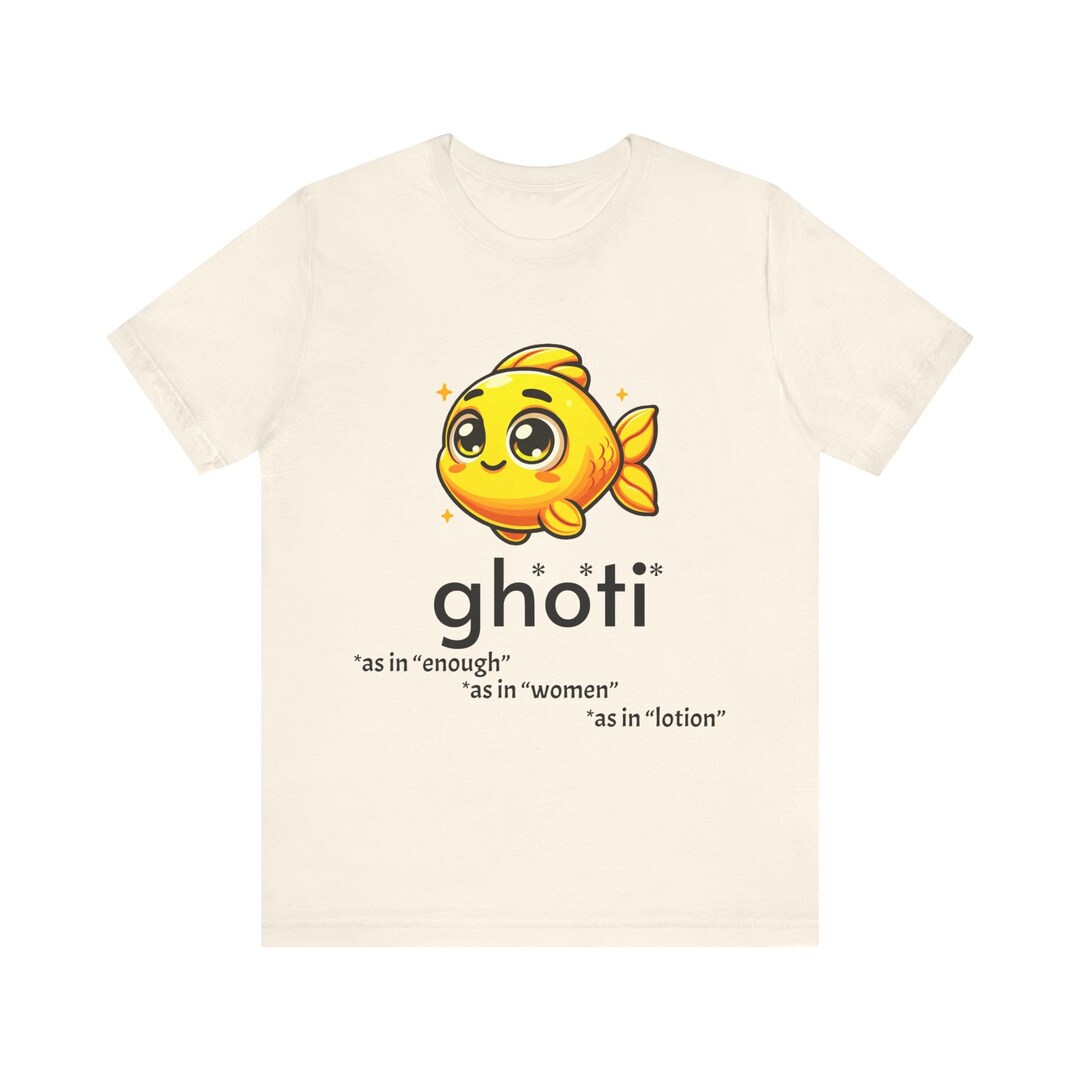 Fish/ghoti English Pronunciation Joke T-shirt for Language Geeks ...