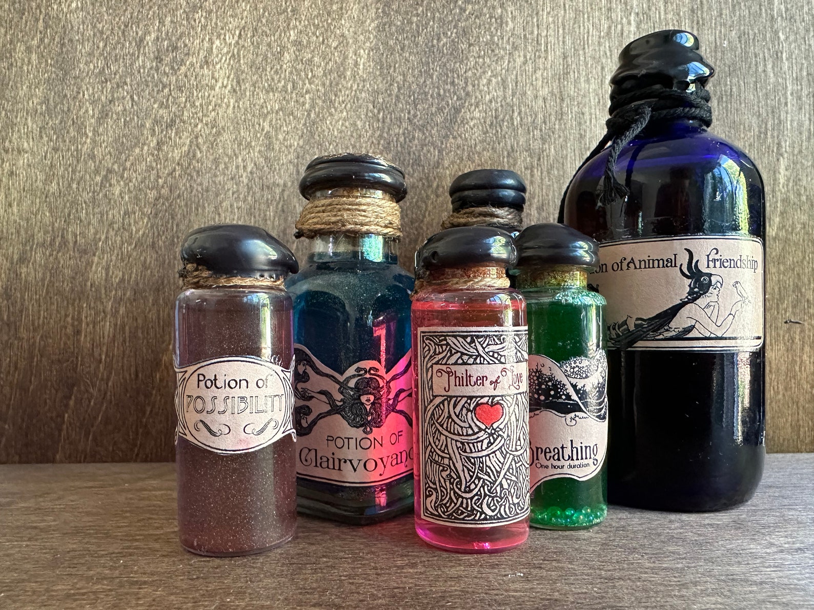 Tabletop RPG Potion Labels, Potion of Greater Healing, Spooky ...