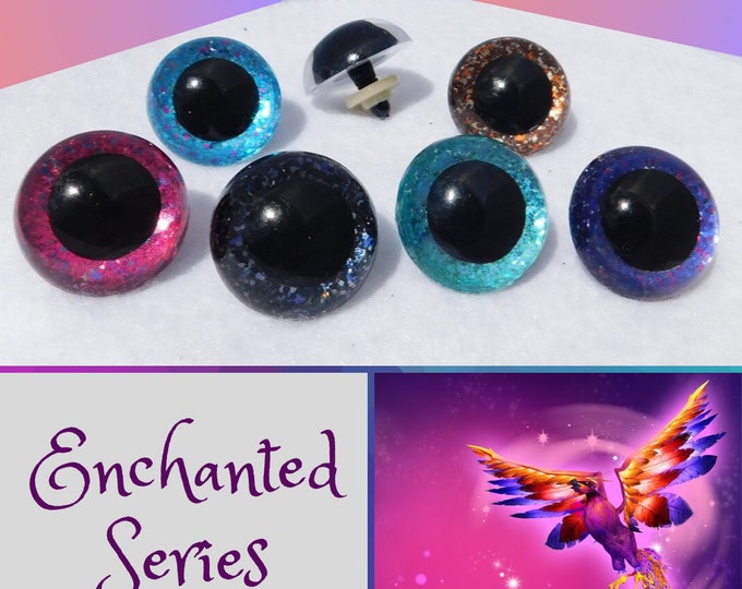 6 PAIR Safety Eyes Enchanted Series Hand Painted 9mm to 45mm - Etsy