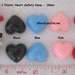 20 Heart Shape Safety Noses Buttons Eyes 13mm 15mm 18mm With - Etsy