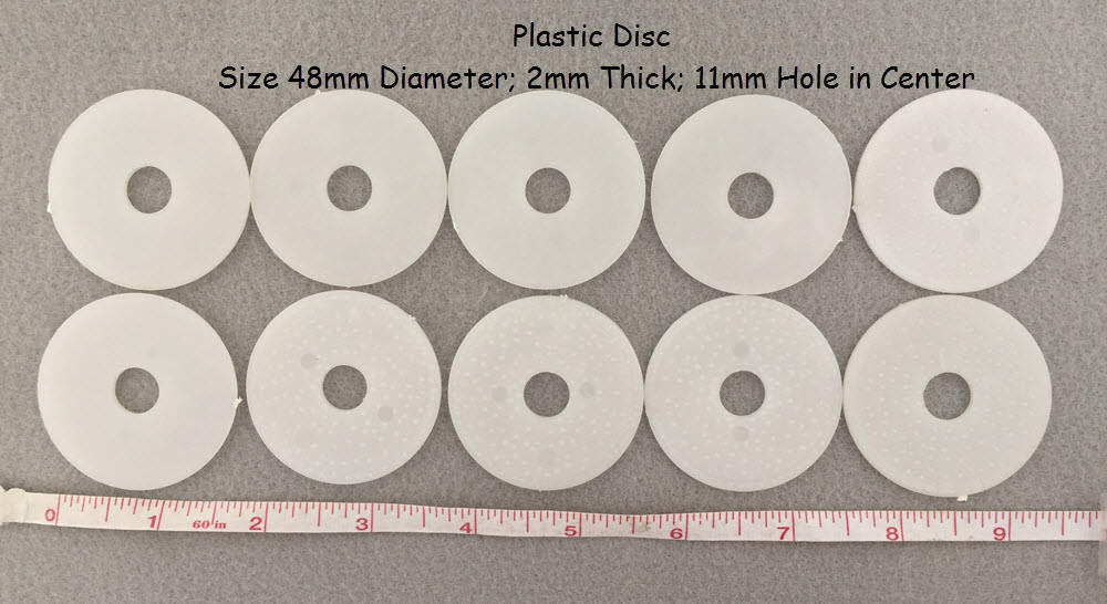 20 Plastic Craft Discs Choose Size 20mm to 50mm for Teddy Bear Joints ...