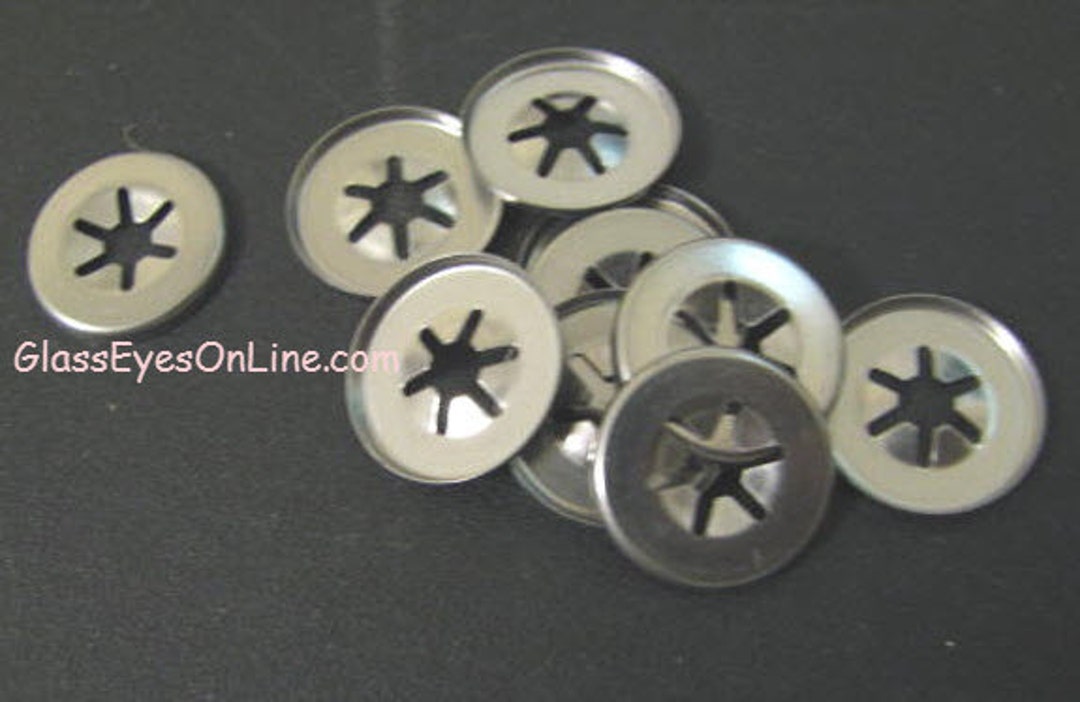 6 Pair Metal Safety Washers With Internal Tooth Lock for Use on Smooth ...