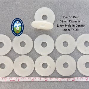20 Plastic Craft Discs Choose Size 20mm to 50mm for Teddy Bear Joints ...