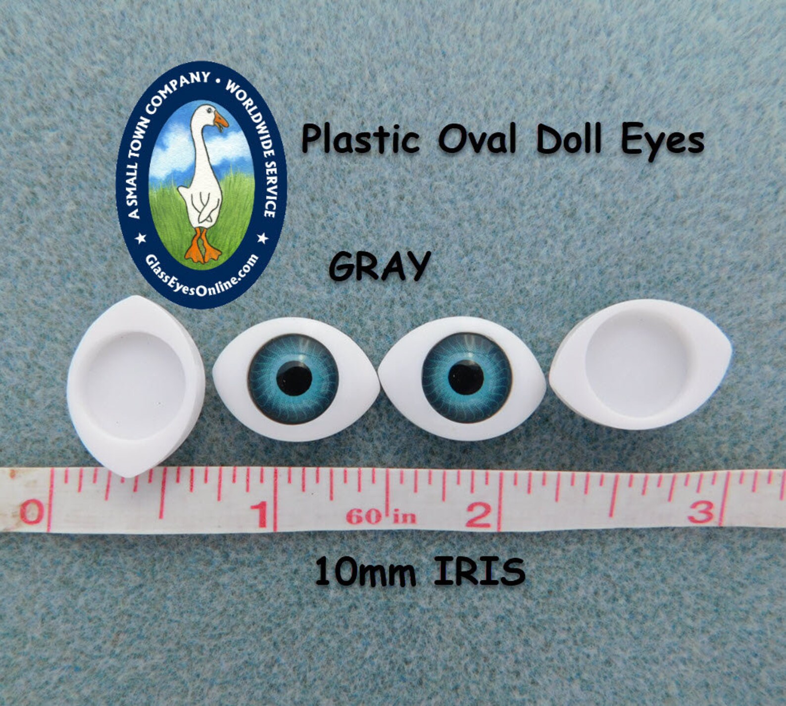 7 Pair Doll Eyes 10mm IRIS Overall Size 15mm by 19mm Oval for | Etsy