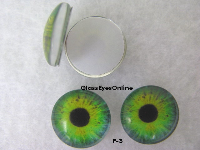 1 PAIR Glass Cabochon Eyes 6mm to 20mm Art Doll Sculpture - Etsy
