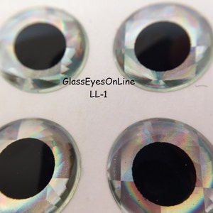 100 Pair Fish Lure Eyes Flat With Glue on Back Use to Make Fish Lures ...