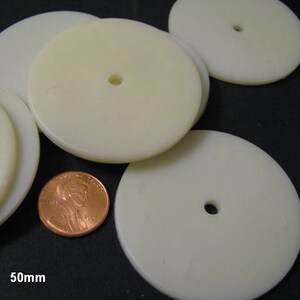 20 Plastic Craft Discs Choose Size 20mm to 50mm for Teddy Bear Joints ...