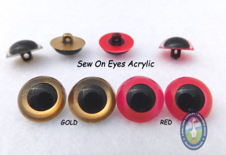 6 Pair Sew On Eyes For Sewing Arts And Crafts Craft Eyes For Etsy