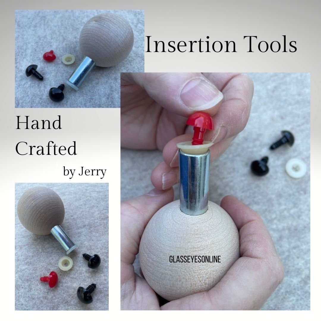 INSERTION TOOLS for Plastic Safety Eyes Small Large or Combo Set for ...