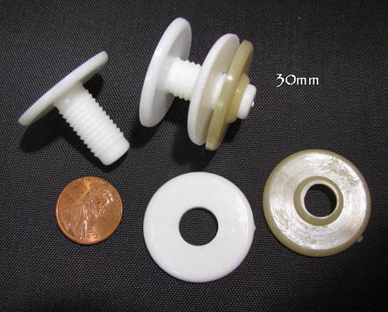 Plastic Joint Sets for a Complete Teddy Bear or Plush Animal 12mm 15mm ...