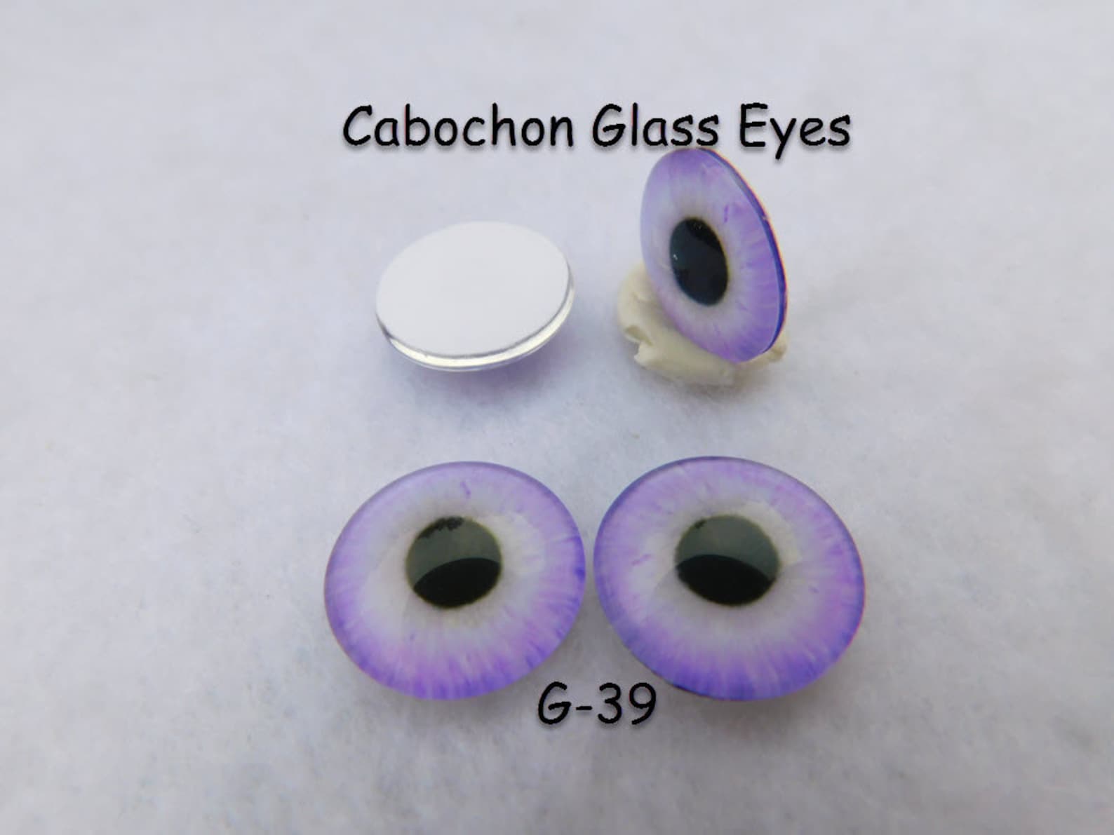 1 Pair Glass Cabochon Eyes Size 8mm 10mm 12mm 14mm 16mm 20mm | Etsy