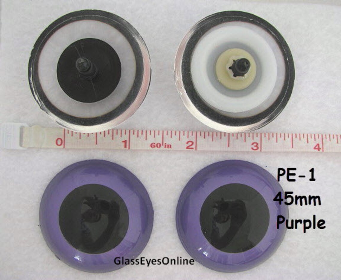 1 PAIR 40mm or 45mm Plastic Safety Eyes with Washers for Large | Etsy