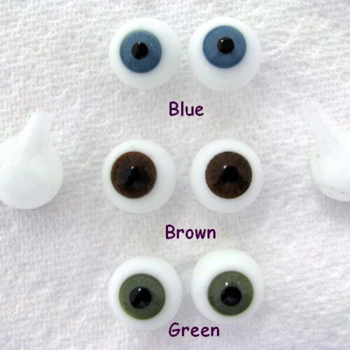 30mm BJD DIY Blank Acrylic Transparent Small Pupils Eyes Half | Etsy