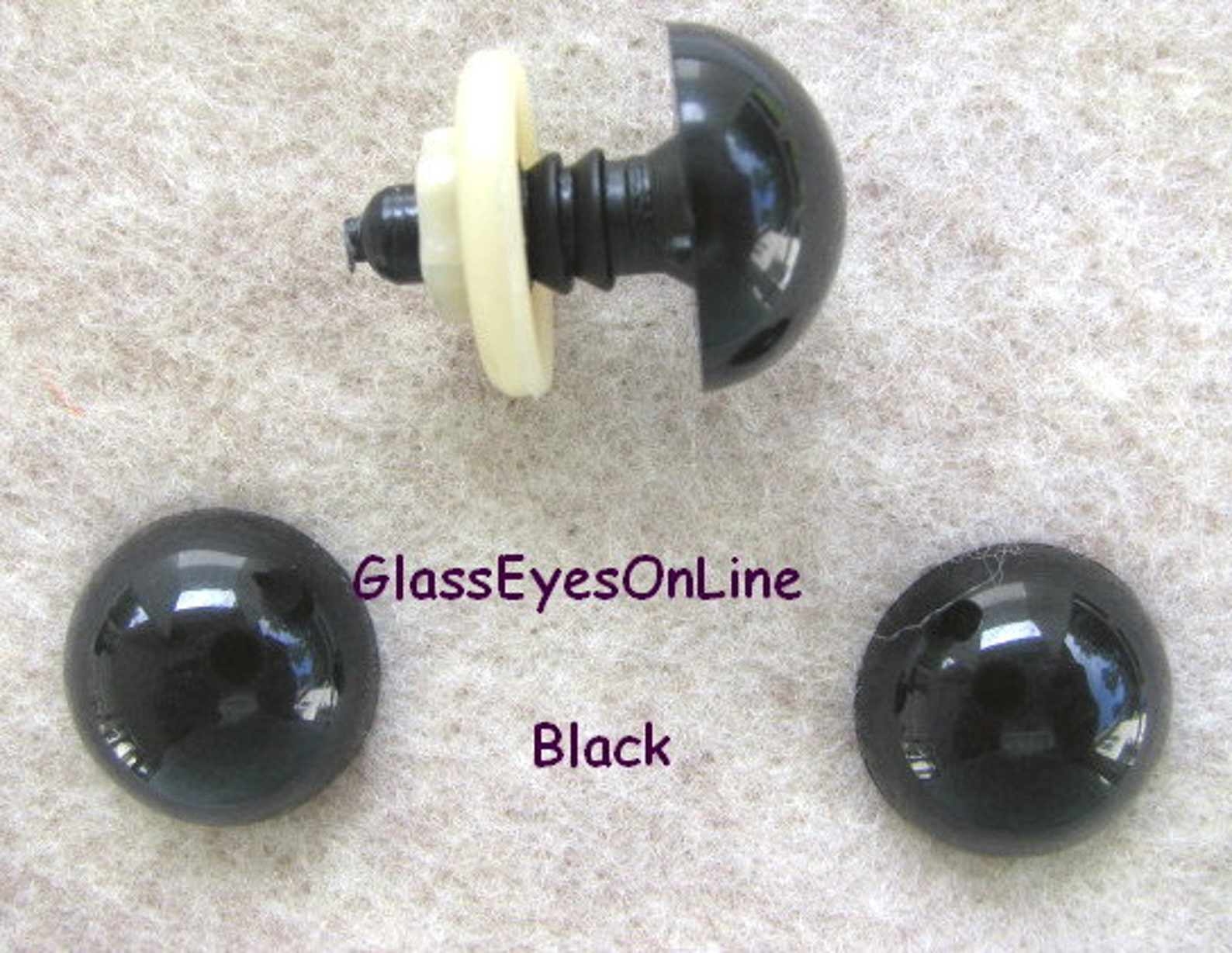 12 PAIR 14mm or 15mm or 16mm Plastic Safety Eyes With Washers - Etsy