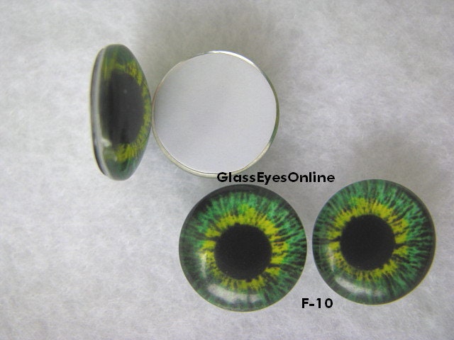 1 PAIR Glass Cabochon Eyes 6mm to 20mm Art Doll Sculpture - Etsy