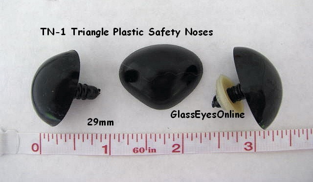 10 Triangle Shape Safety Noses Buttons Eyes Size 26mm or - Etsy