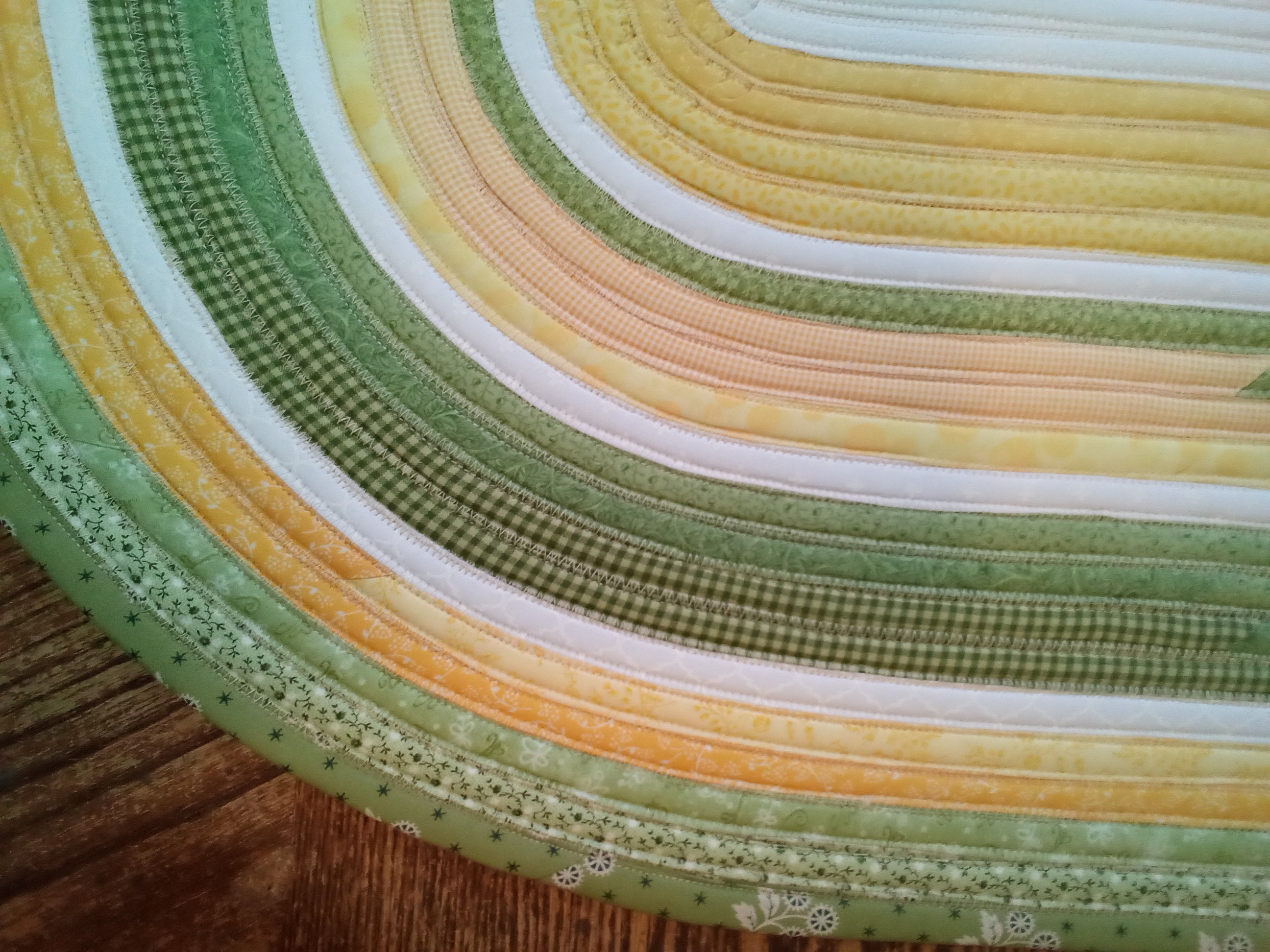 Handmade Jelly Roll Fabric Rug, 100 Percent Cotton - Etsy
