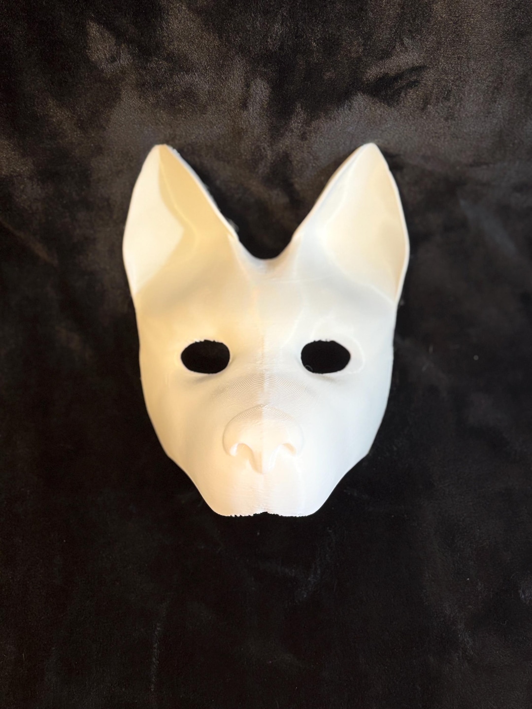 3d Printed Plastic Animal Mask Therian Costume Gear- Large Dog - Etsy