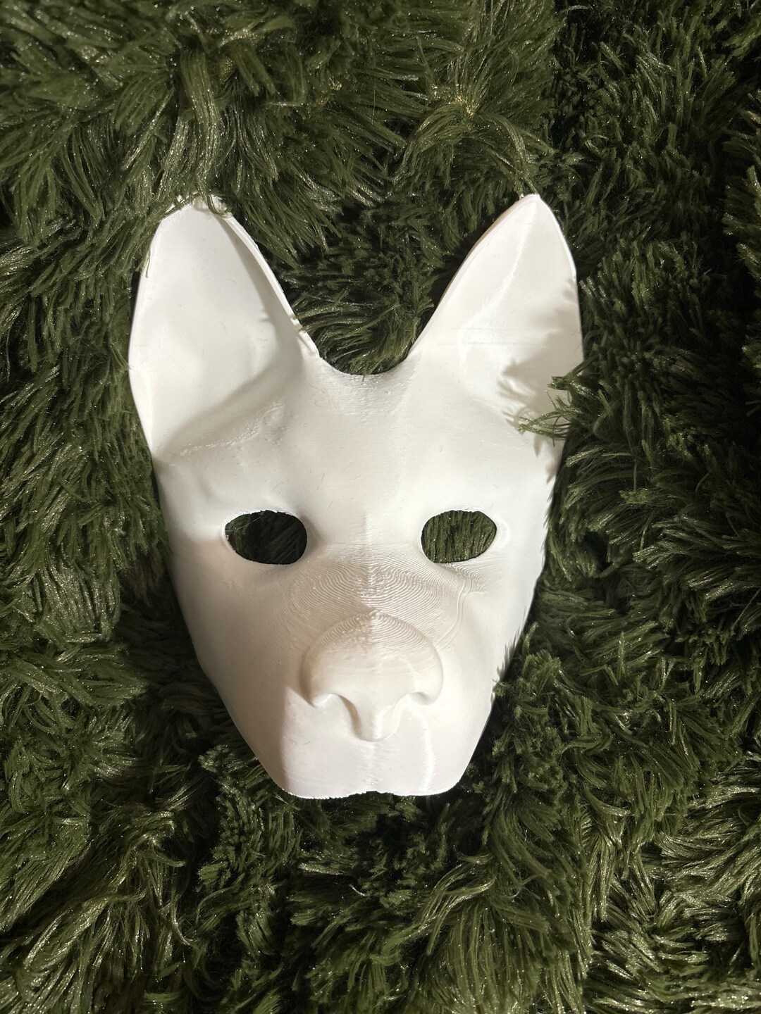 3d Printed Durable Plastic Dog Mask Therian Costume Gear - Etsy UK