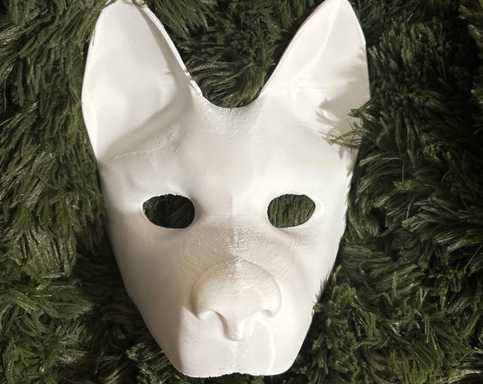 Canine Mask Base With a Bendable Ear read Description - Etsy
