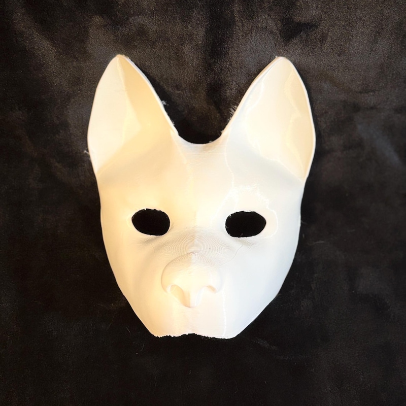 Wolf Therian Mask Plastic - Etsy