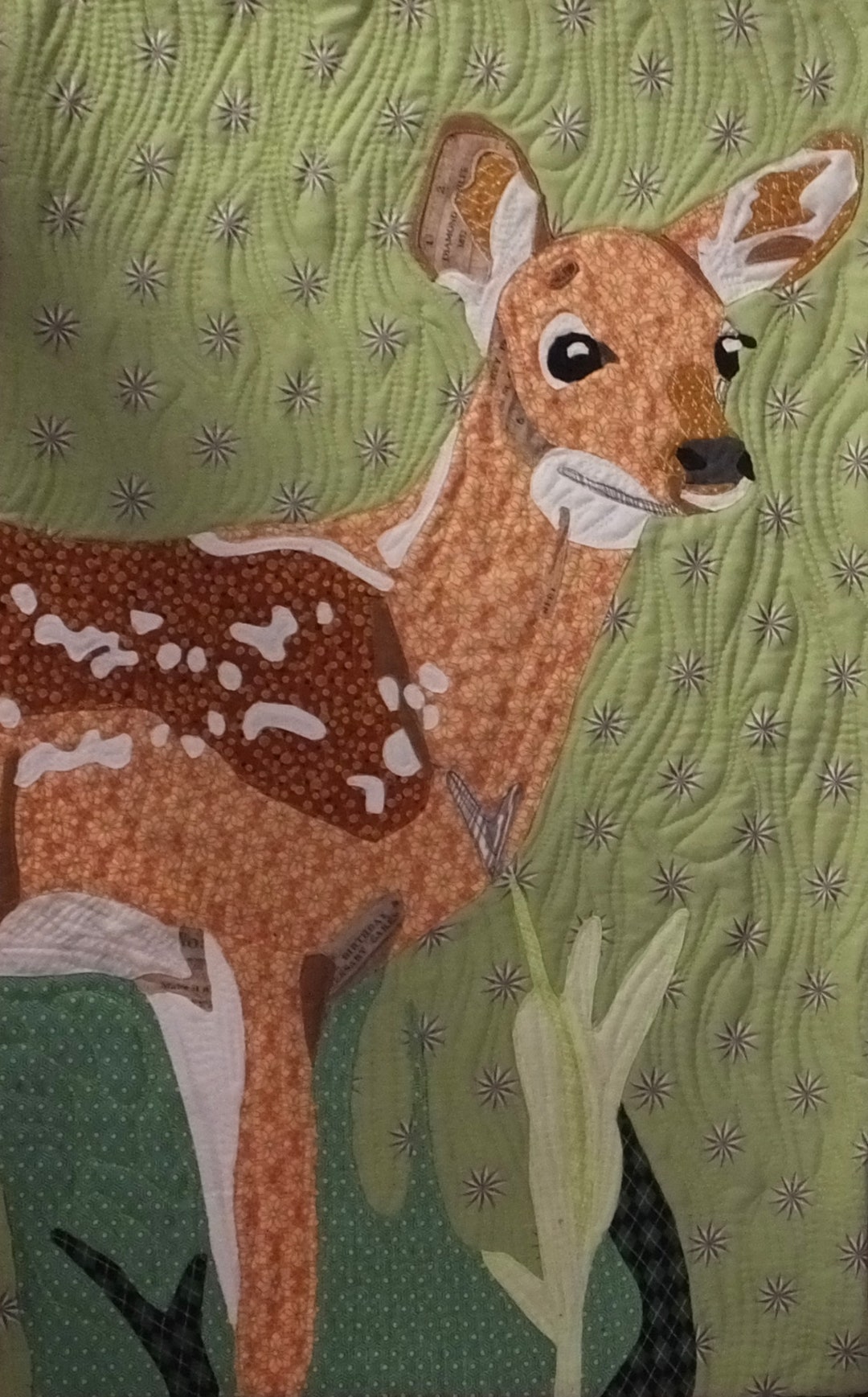 Fawn Quilt (paint by Numbers Quilts) A Freezer Paper, Machine Applique ...