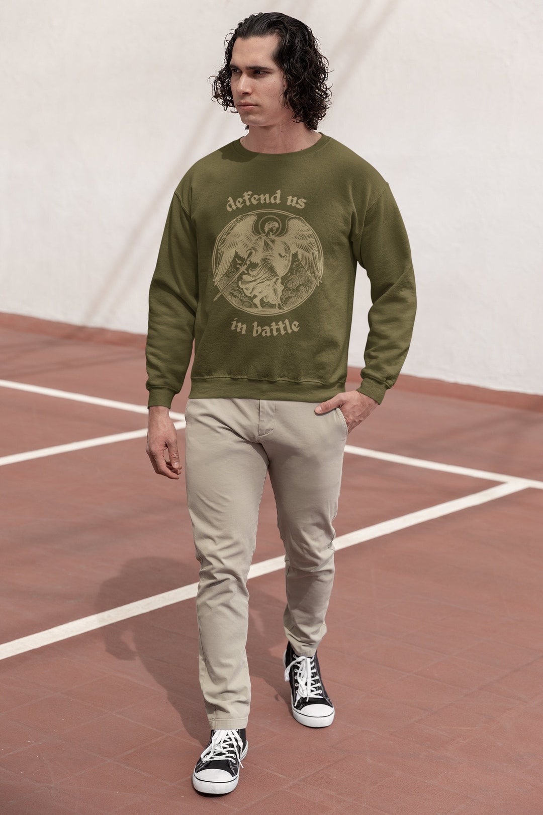 Catholic St. Michael Archangel Sweater, Mens and Womens Catholic ...