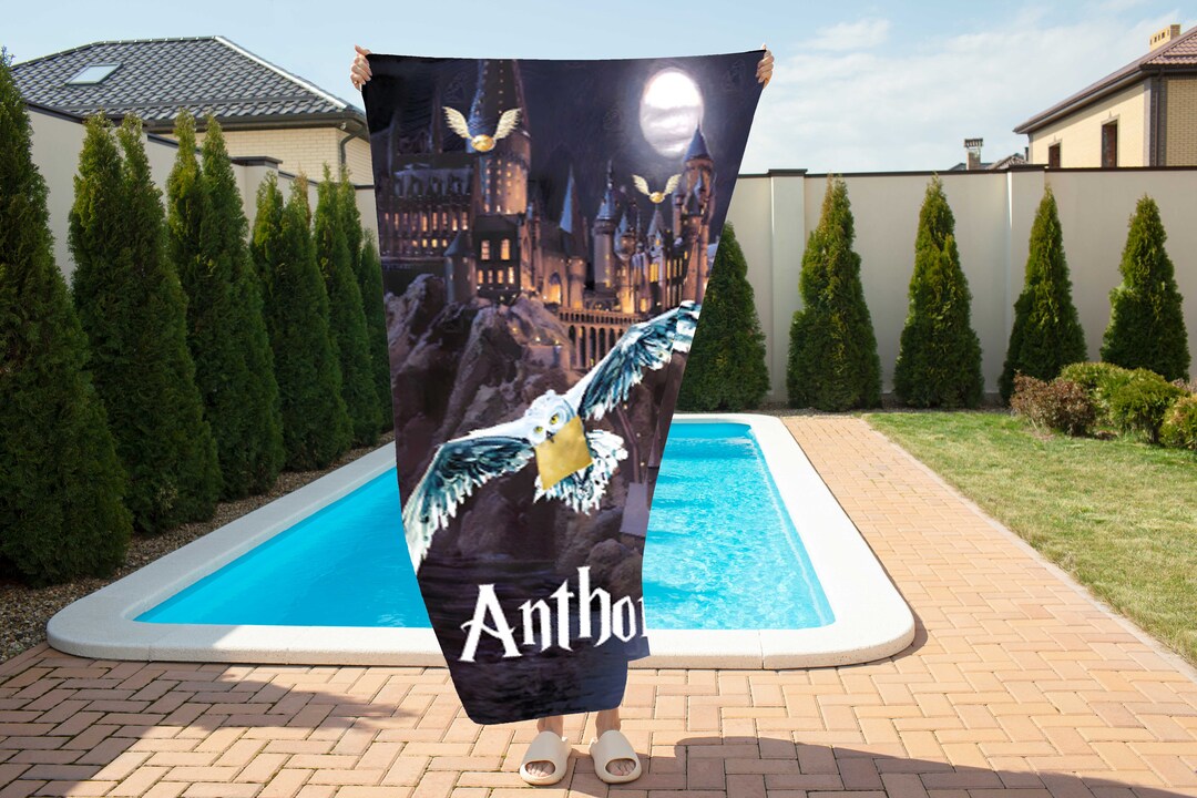 Magic Wizard, Custom Starry Night Towel, Valentine's Day Gift, Wizard ...