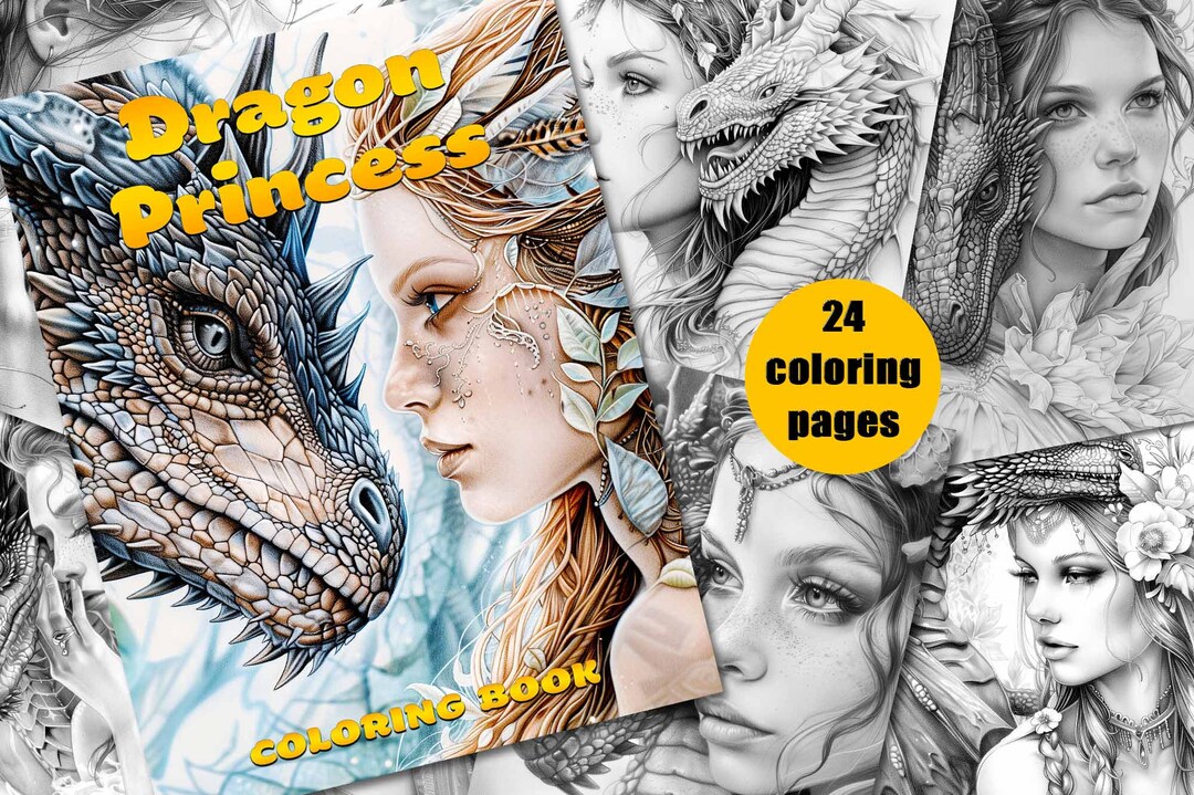 24 Dragon Princess Coloring Pages Dragon Coloring Page Printable ...