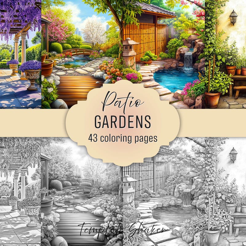 Zen Art Coloring Books - Etsy