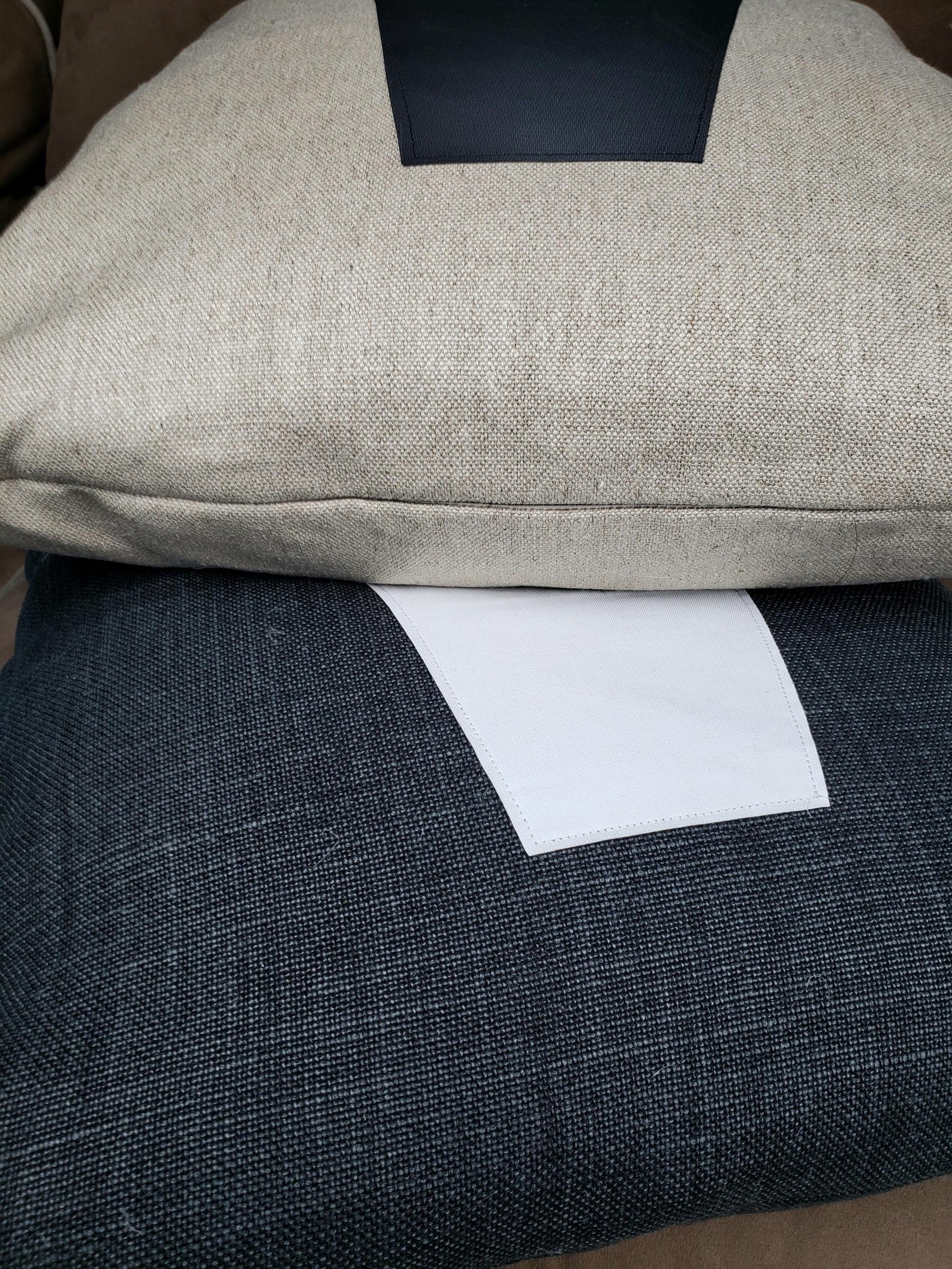 Gothic Vampire Coffin Applique Linen Pillows With Crushed Red Velour ...