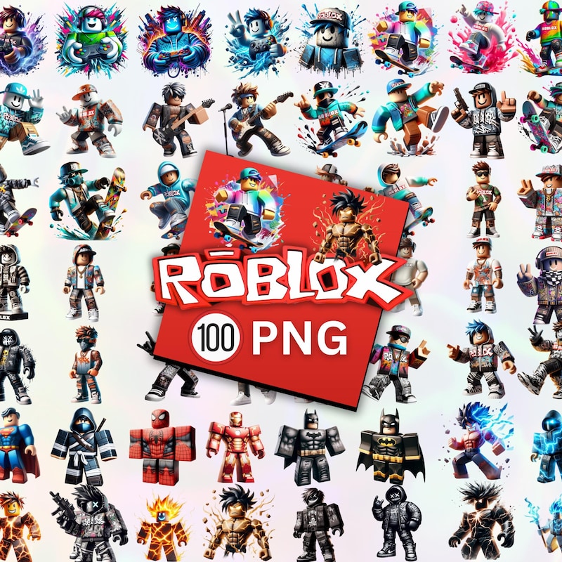 Roblox Black Characters - Etsy