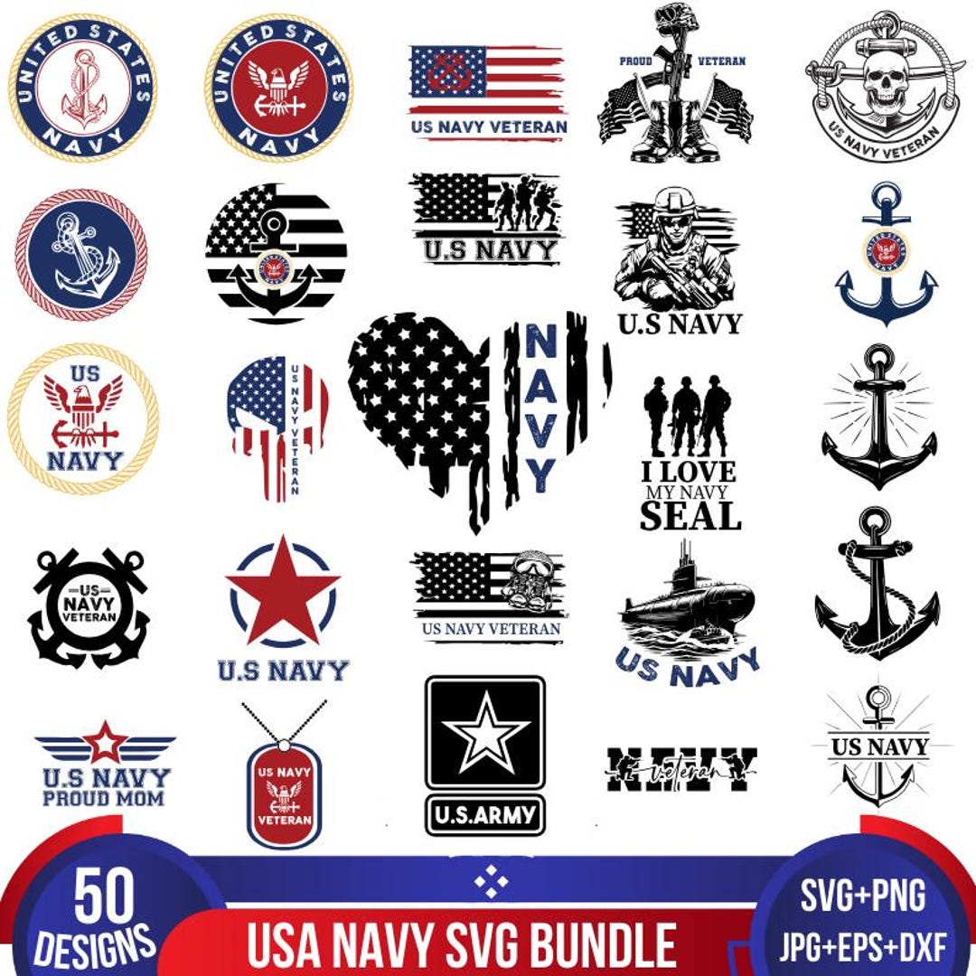 US Navy Svg Bundle, US Navy Chief Anchors Svg, USN Chiefs Anchor Vector ...