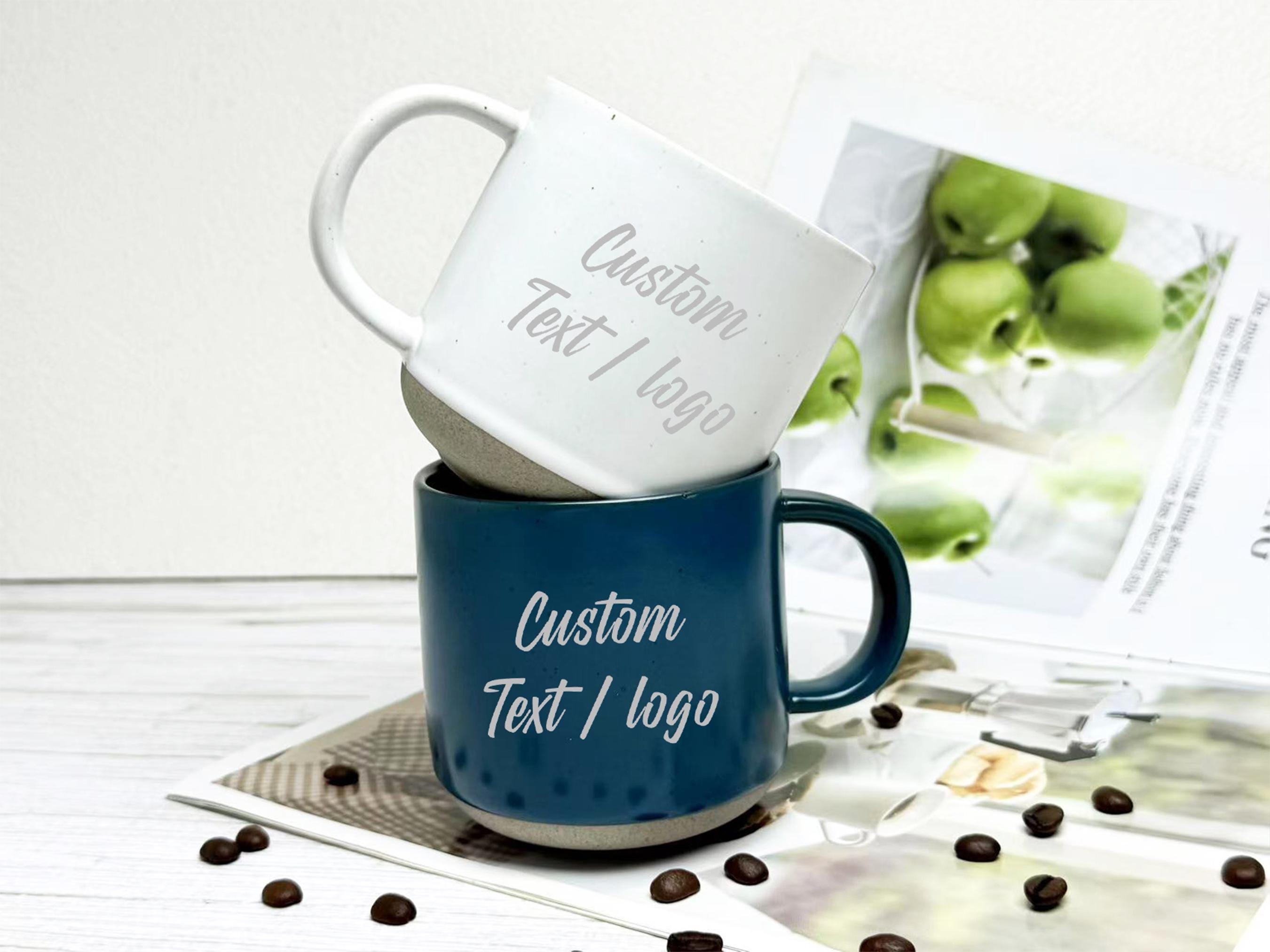 Personalized Ceramic Logo Mugs, Ceramic Coffee Cup With Your Logo or ...