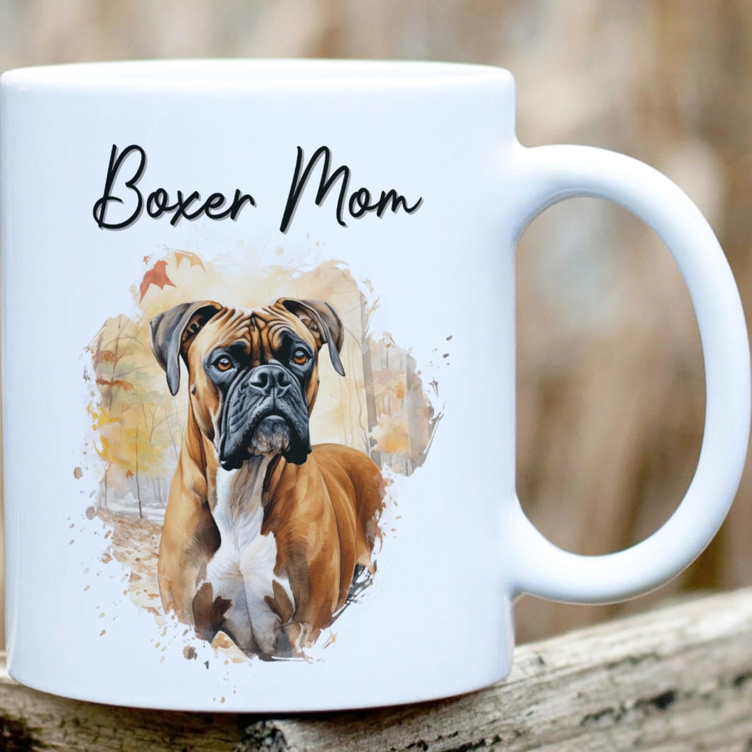 Boxer Dog Mom, Boxer Mom Mug, Boxer Dog Mug, Boxer Dad Mug, Boxer Dog ...