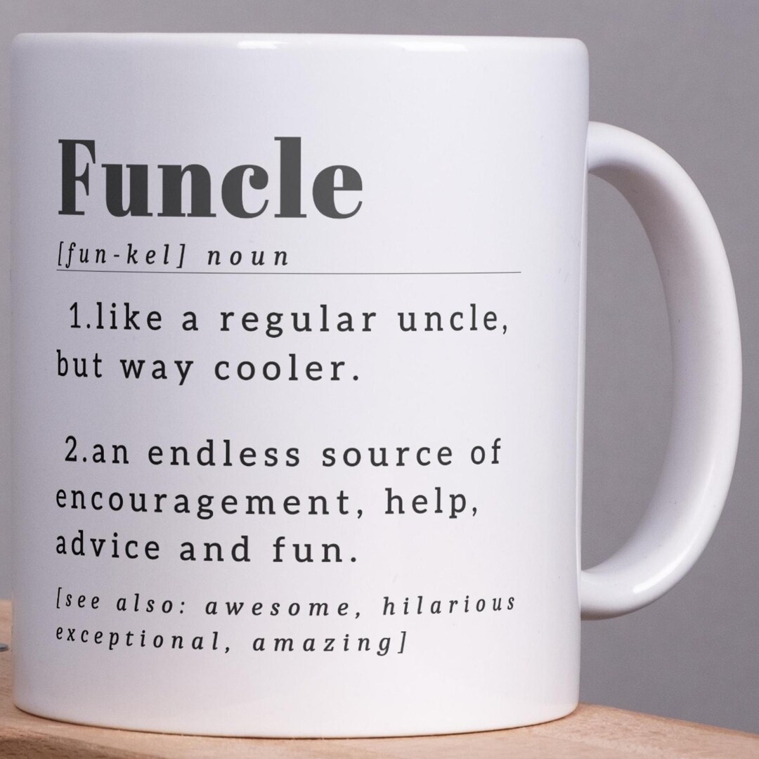 Funcle Mug, Funcle Mugs, Funcle, Funcle Cup, Funcle Gift, Cool Uncle ...