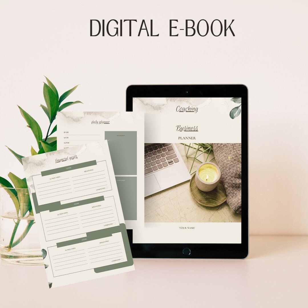 Digital Coaching Planner Printable, Business Coaching Tools Goodnotes ...