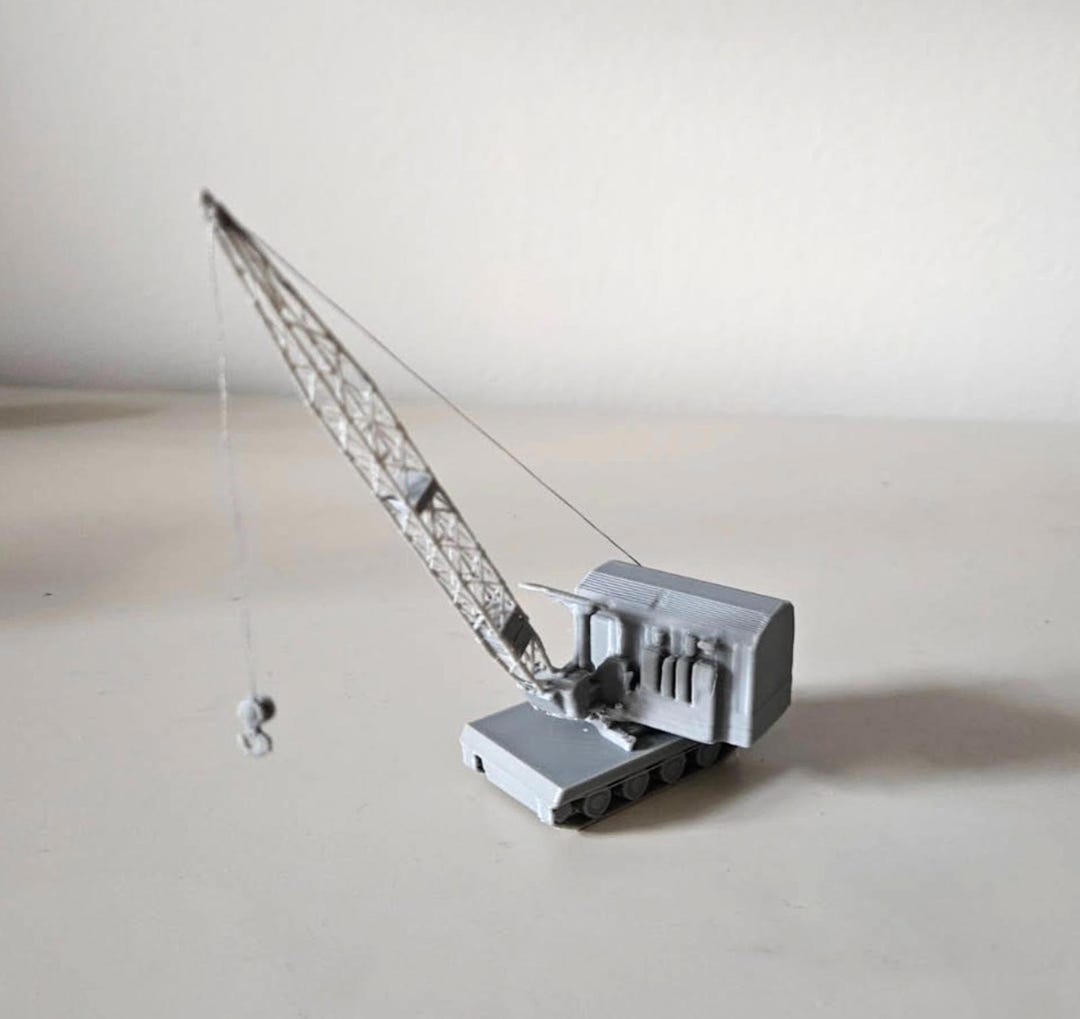 N Scale 1:160 Crawler Crane for Model Train Environment - Etsy