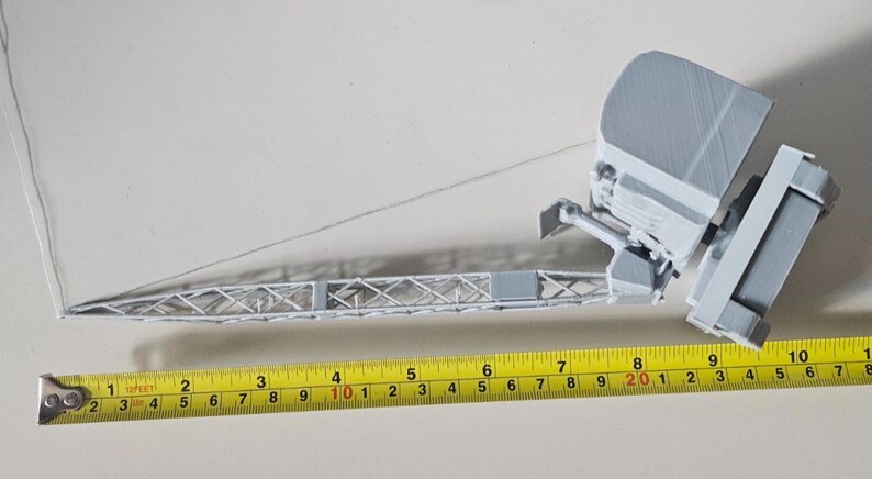 HO Scale 1:87 Crawler Crane for Model Train Environment - Etsy