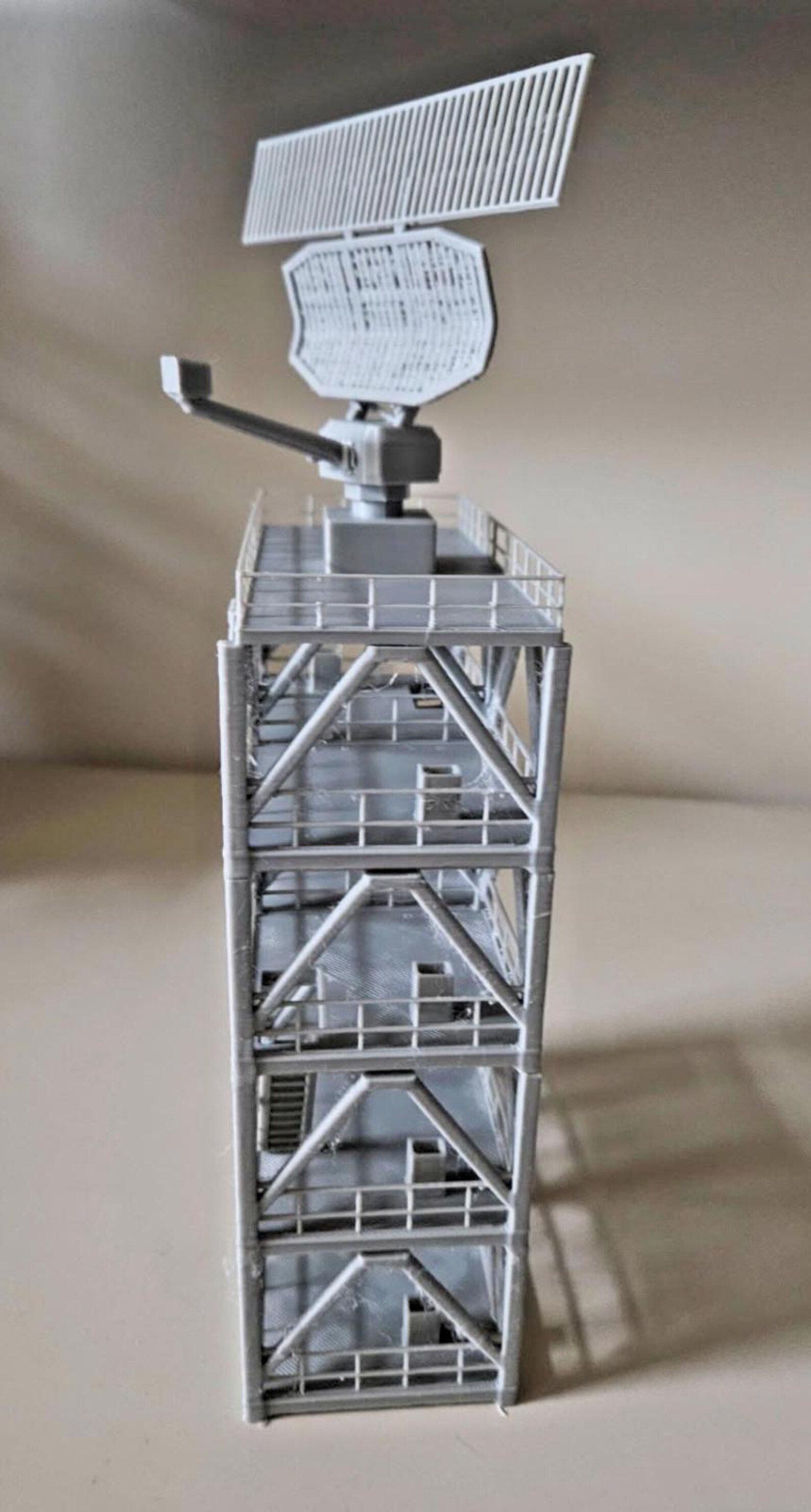 HO Scale 1:87 Wide Radar Tower for Model Train Environment - Etsy