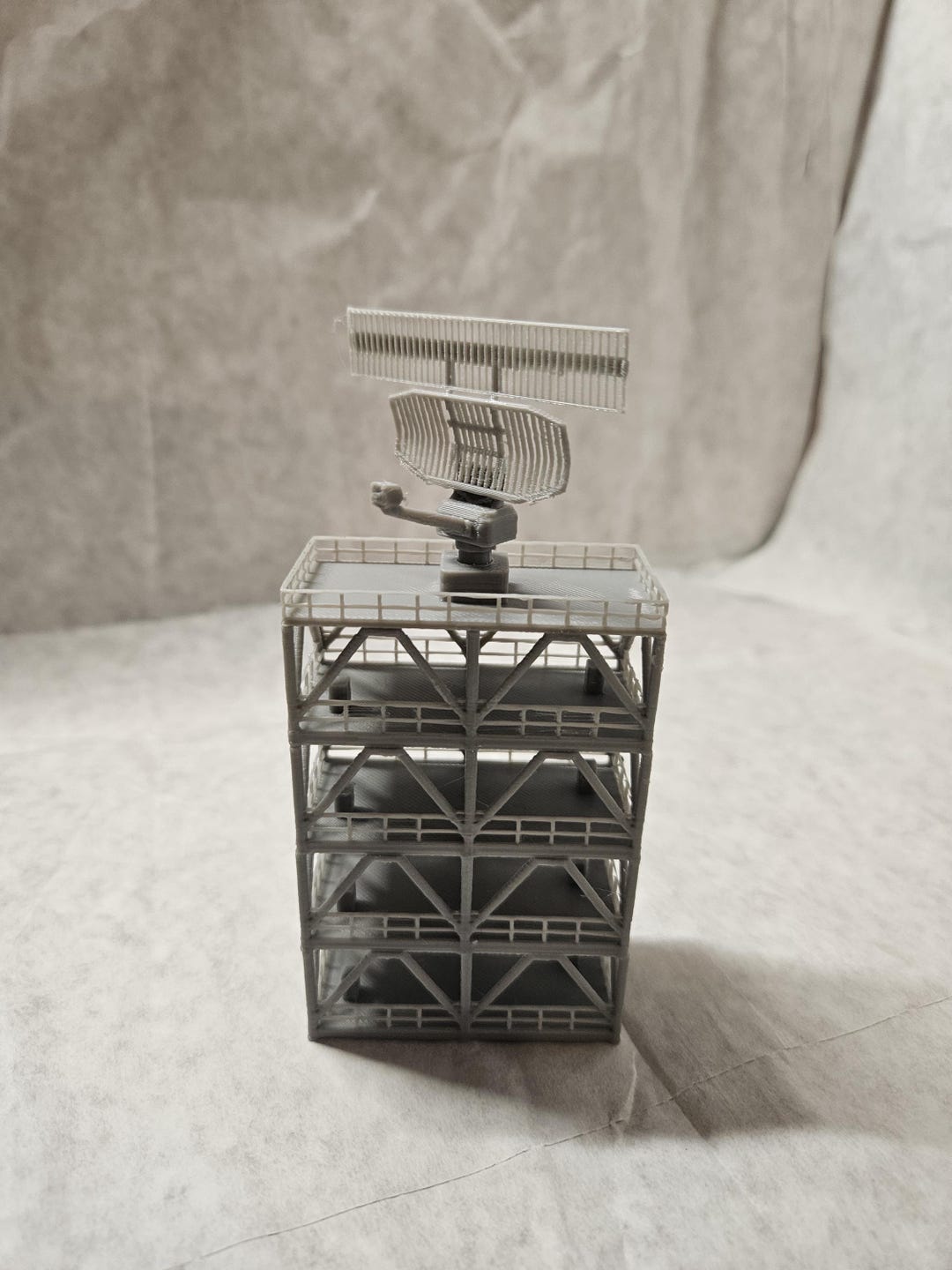 N Scale 1:160 Wide Radar Tower for Model Train Environment - Etsy
