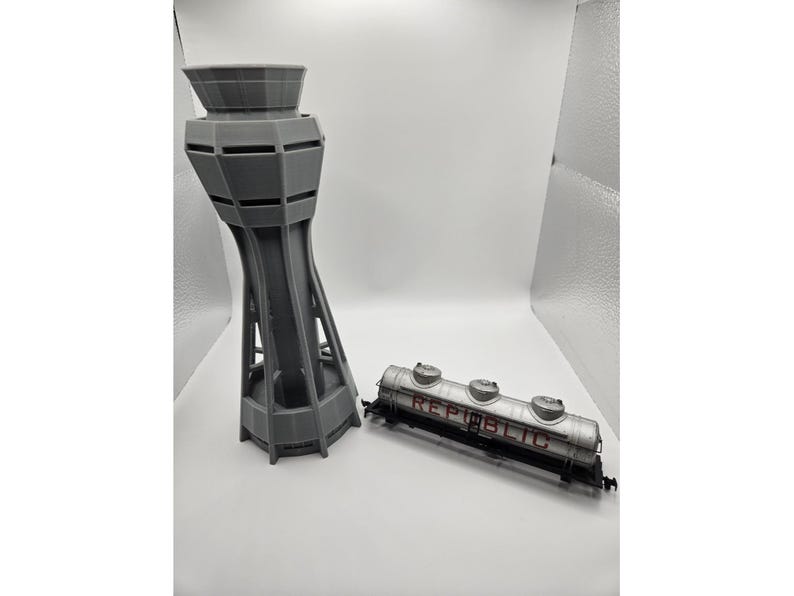 HO Scale 1:87 Air Traffic Control Tower for Model Train Environment - Etsy