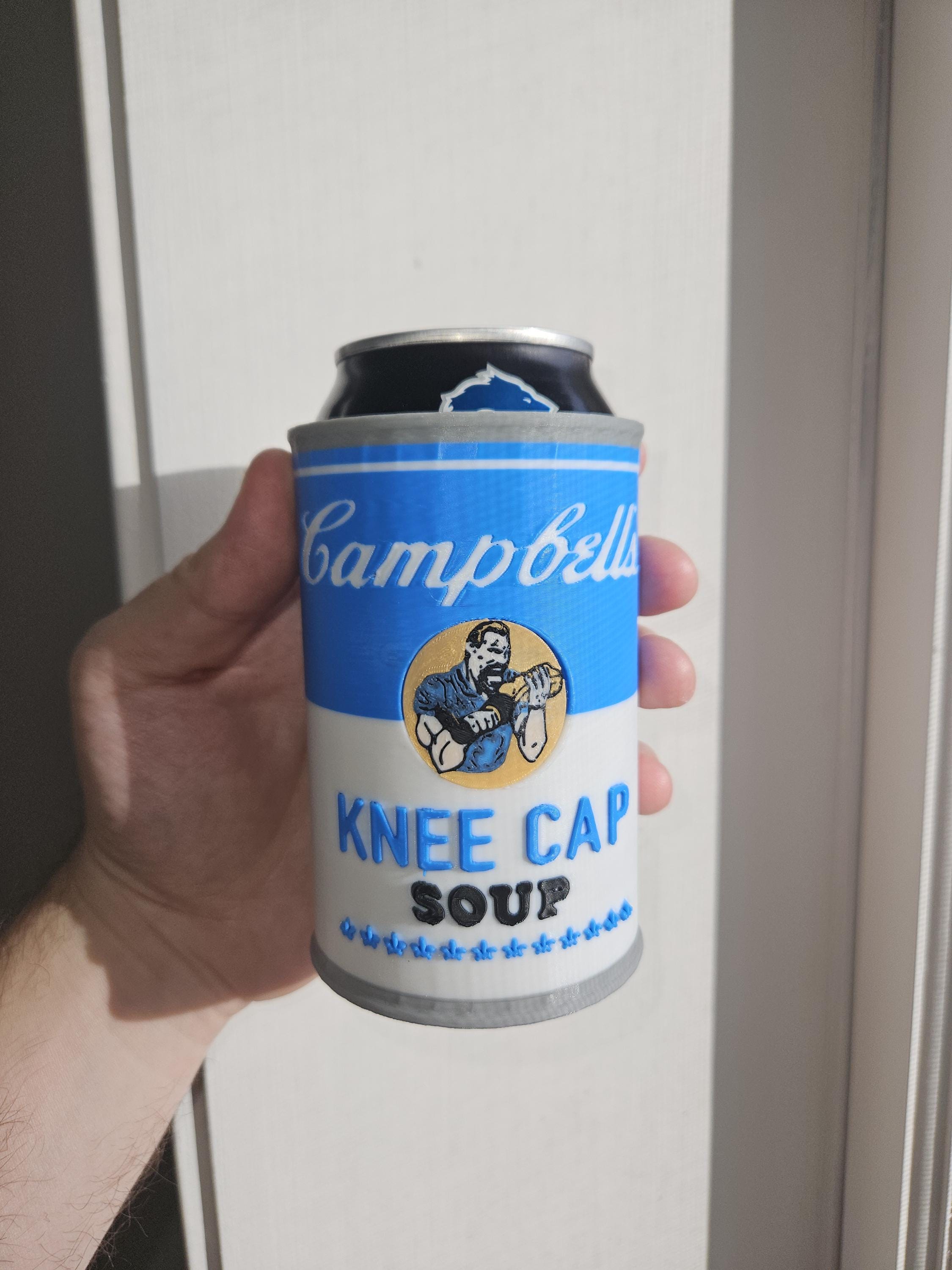 Dan Campbell's Kneecap Soup Can - Koozie 12 Oz Can - Desk Decor - Etsy